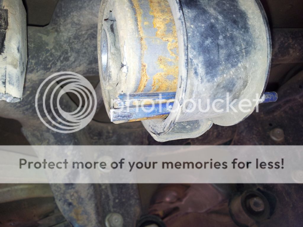 DIY guide : E46 rear diff bush removal and refittal .. warning, pic ...