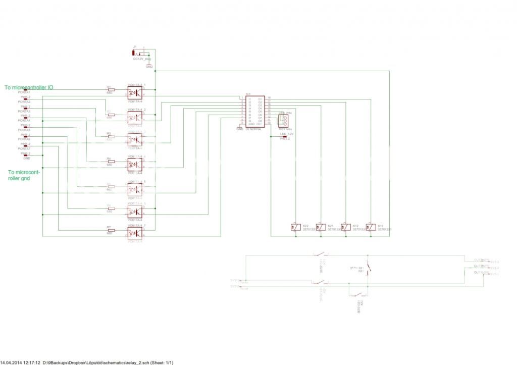 optocoupler+uln2803 design | All About Circuits
