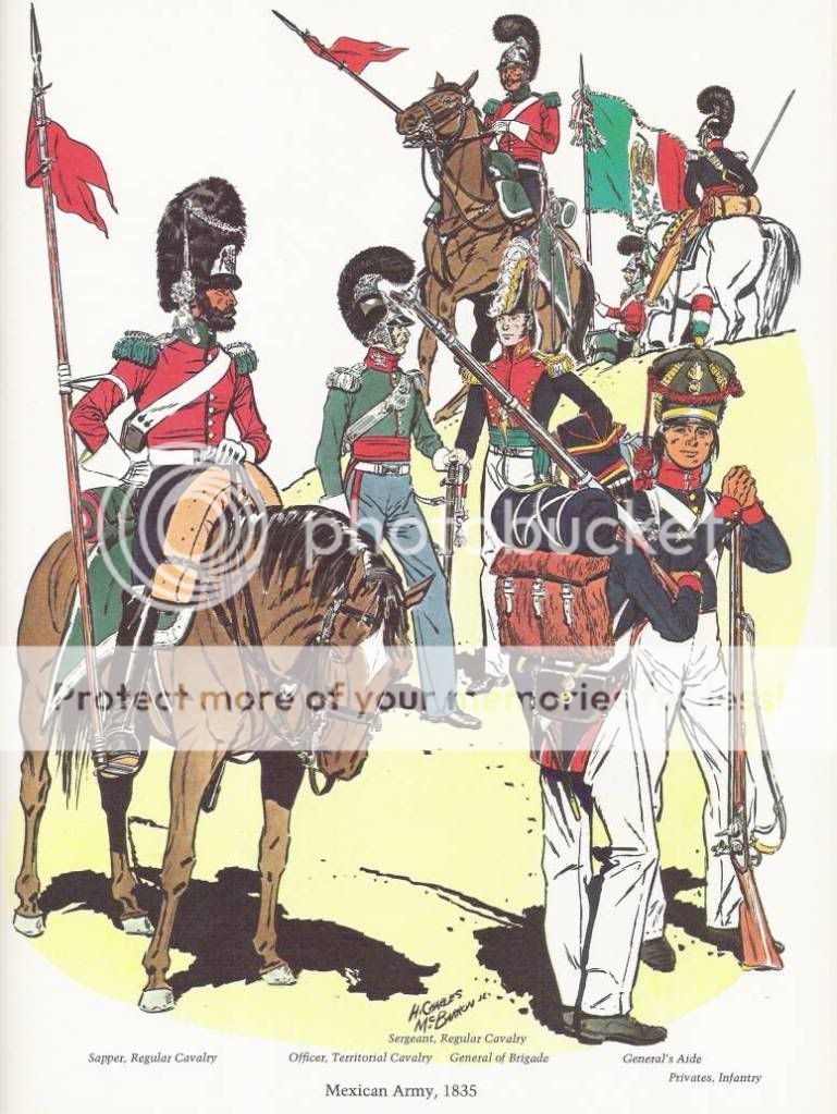 Mexican Army 1835 McBarron Photo by flintlockmaster | Photobucket